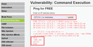 DVWAのCommand Executionの脆弱性の演習 | zerizeriのエンジニア技術ブログ