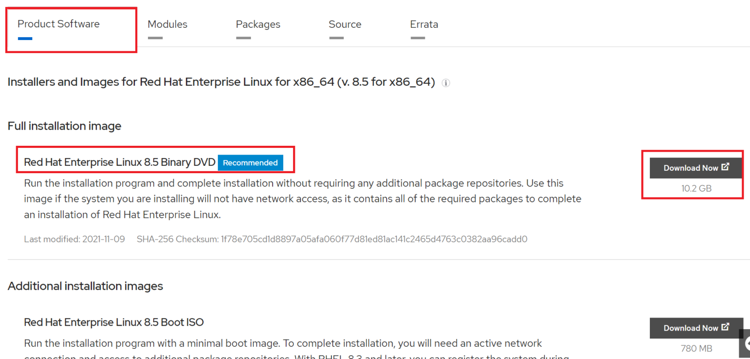 Red Hat Enterprise Linux 8の評価版をインストールしてみた | zerizeriのエンジニア技術ブログ