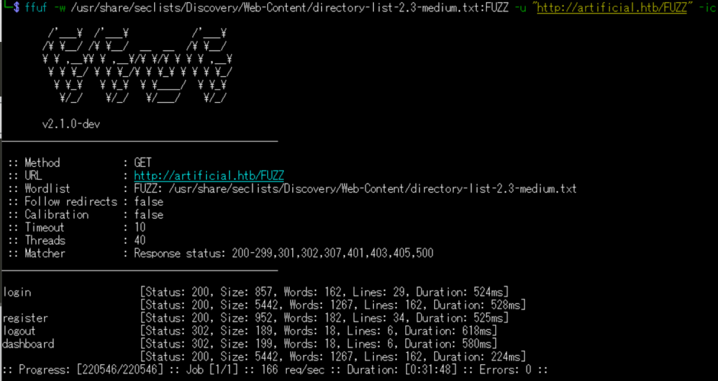 Hack The BoxのWriteup（Artificial）[Easy] | zerizeriのエンジニア技術ブログ